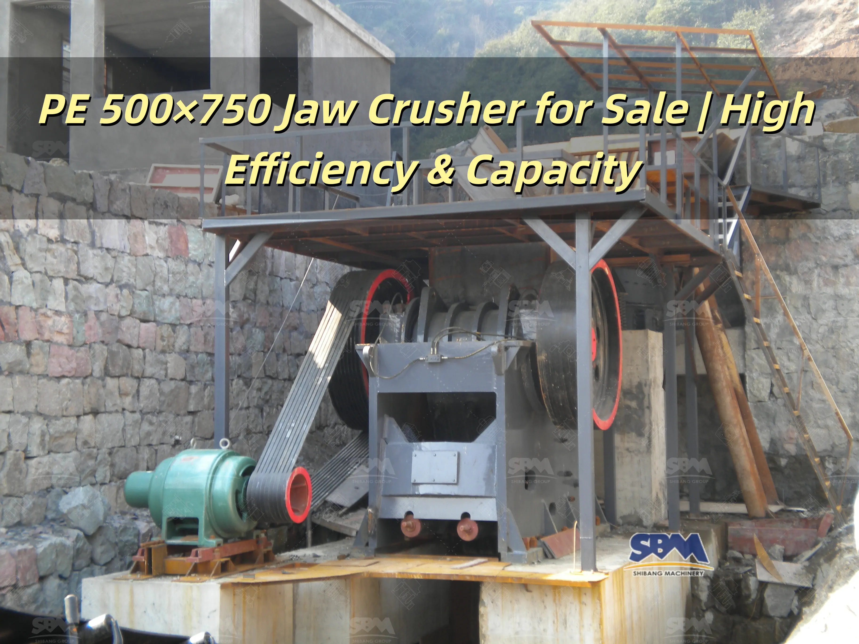 PE 500×750 Jaw Crusher for Sale - SBM Mill & Crusher
